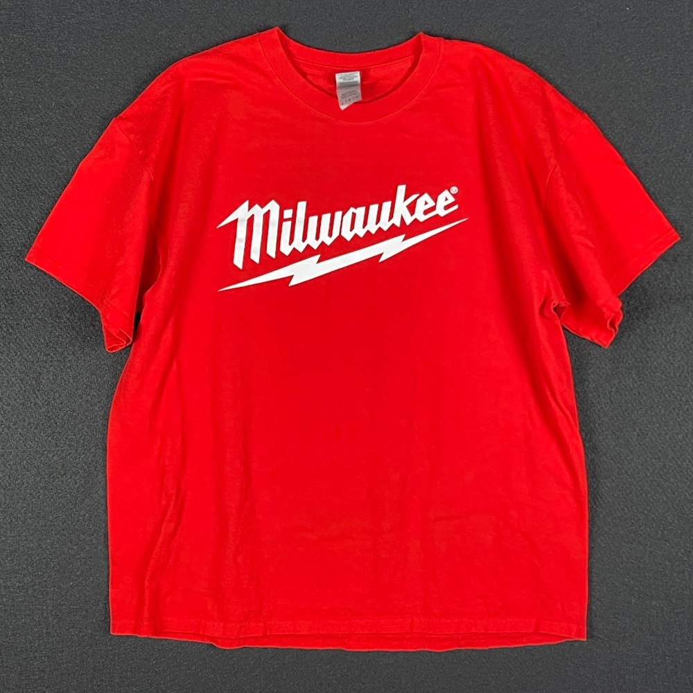 Vintage Milwaukee Power Tools Workwear Tee Men's Size… - Gem